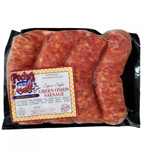 Sausage : Poches Green Onion Sausage 1lb 081008086807