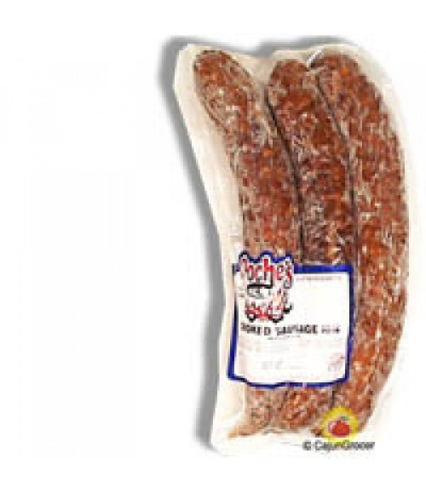Sausage : Poche's Smoked Pork Sausage 1lb 081008124899