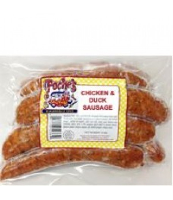 Sausage : Poches Duck & Chicken Sausage 1lb 081008111585